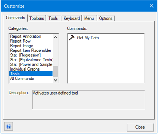 How to Add an "Update Data from My Database" Button to a Minitab Menu ...