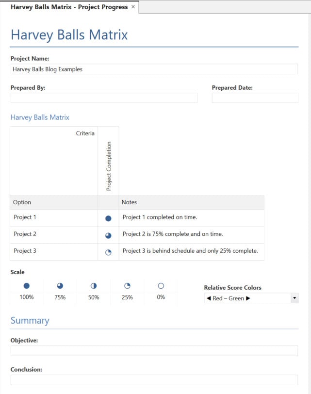 Harvey Balls: Some of the Best-Presenting Visual Comparisons You Might ...