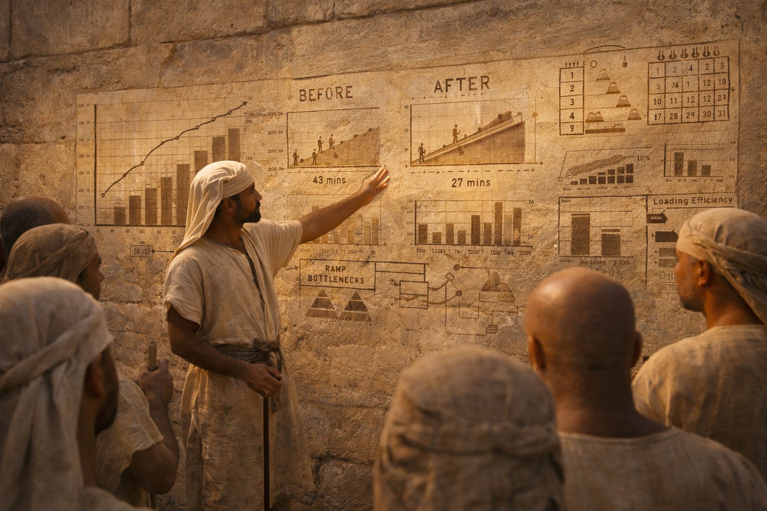 How the Pyramids Might Have Been Built with Minitab