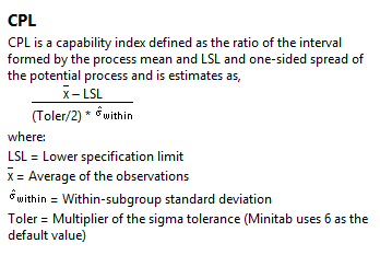 How Is Cpk Calculated When the Subgroup Size Is 1?