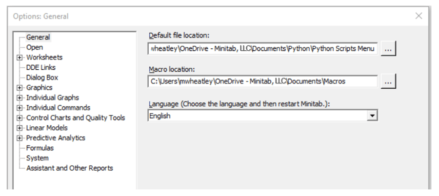 Quickly Run a Python Script with a Button in Minitab